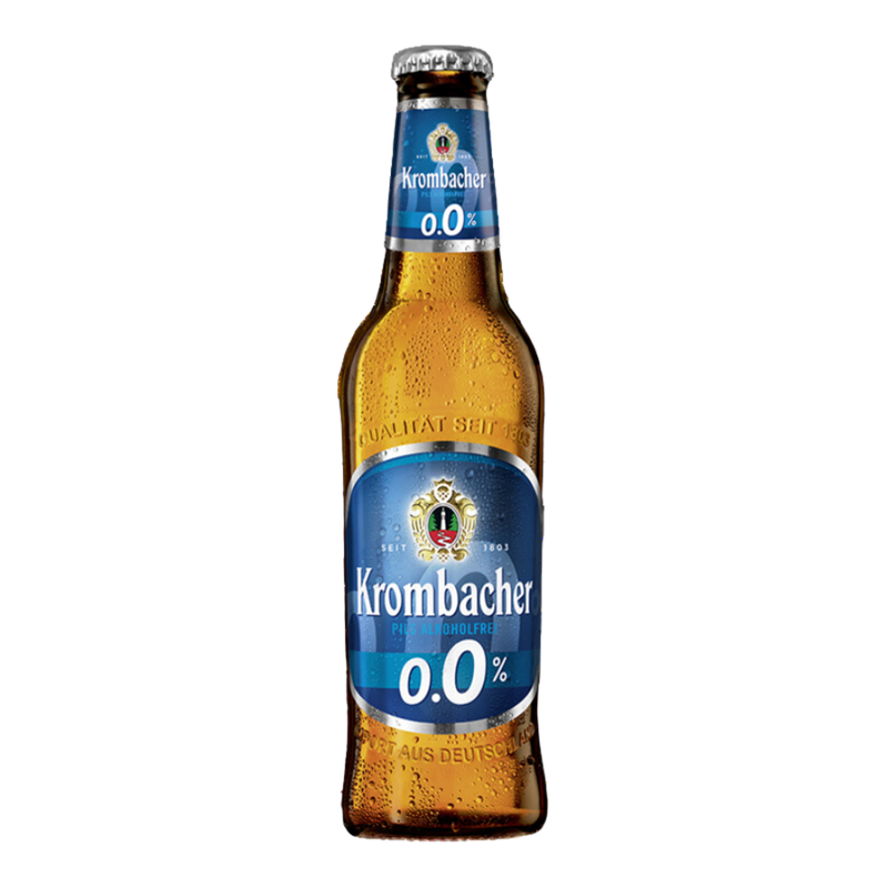 Krombacher Pilsner 0.0% - Alcohol Free German Beer